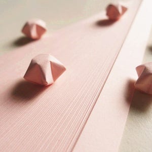 Light Pink Origami Lucky Star Paper Strips Star Folding DIY - Pack of ...