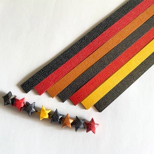 Traditional Chinese Embossed Origami Lucky Star Paper Strips - Pack of ...