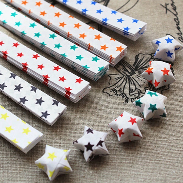 Lucky Star Paper Strips - Etsy