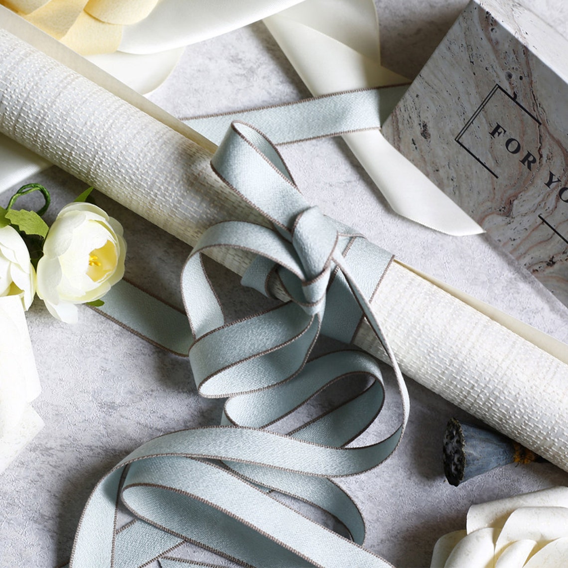 Pearly-lustre White Embossed Wrapping Paper Wedding Gift Wrap - Etsy