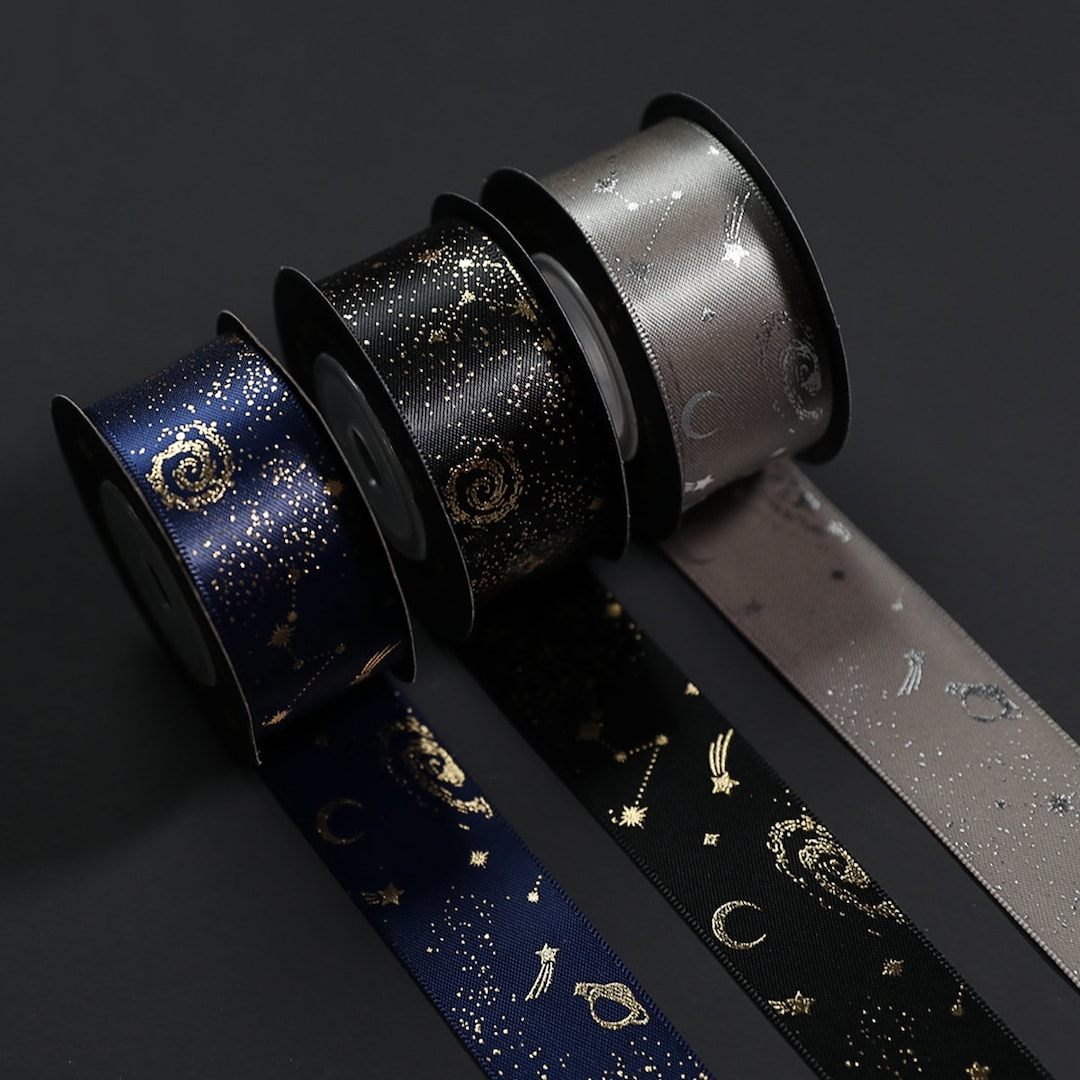 25mm Shooting Stars Meteor Ribbon Gift Packaging Ribbon Hair Band DIY ...