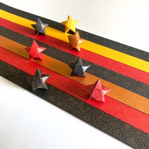 Traditional Chinese Embossed Origami Lucky Star Paper Strips - Pack of ...