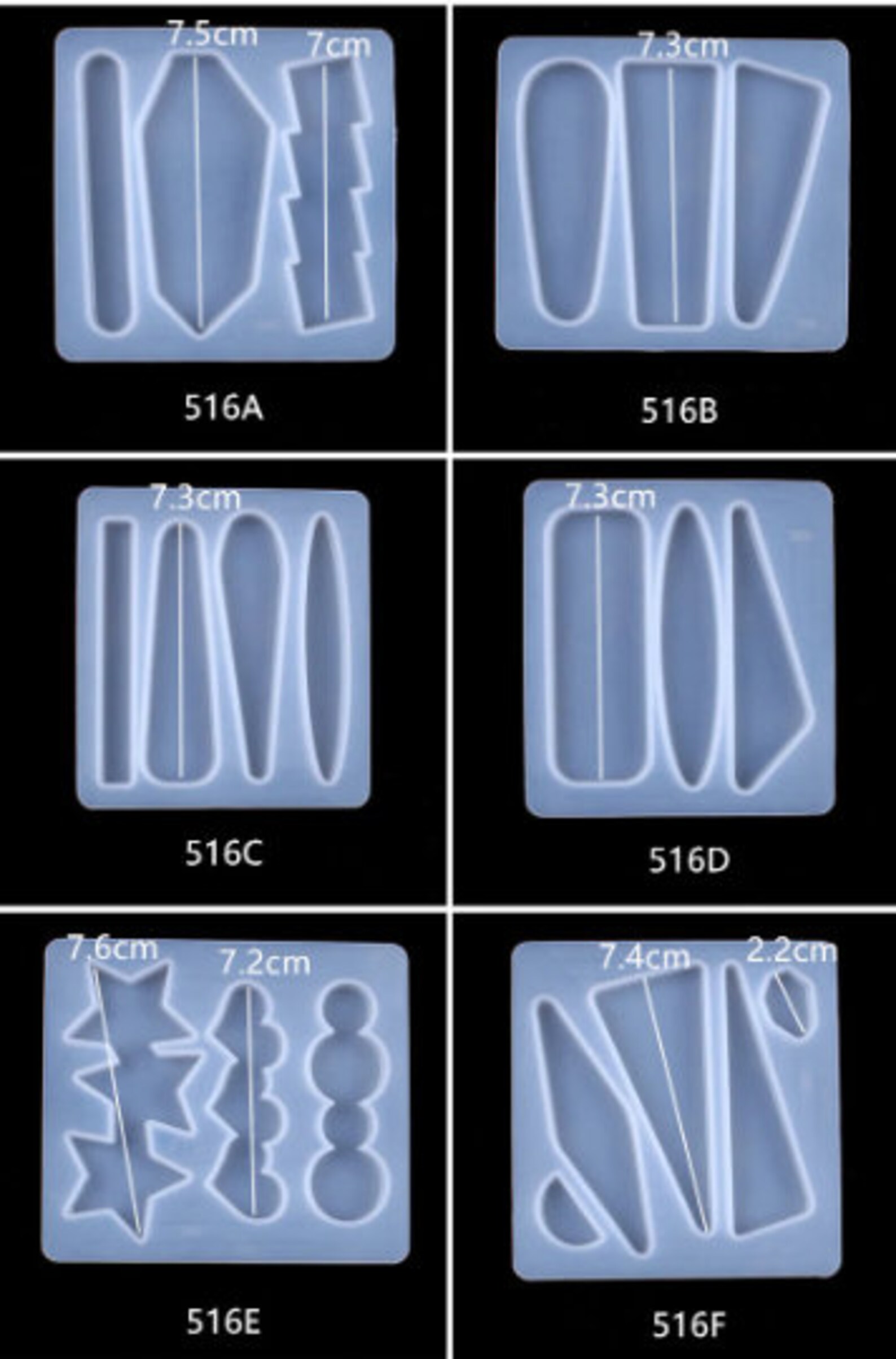 Hair Pin Silicone Resin Mold Hair Clip Mold Epoxy Resin - Etsy