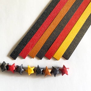 Traditional Chinese Embossed Origami Lucky Star Paper Strips - Pack of ...
