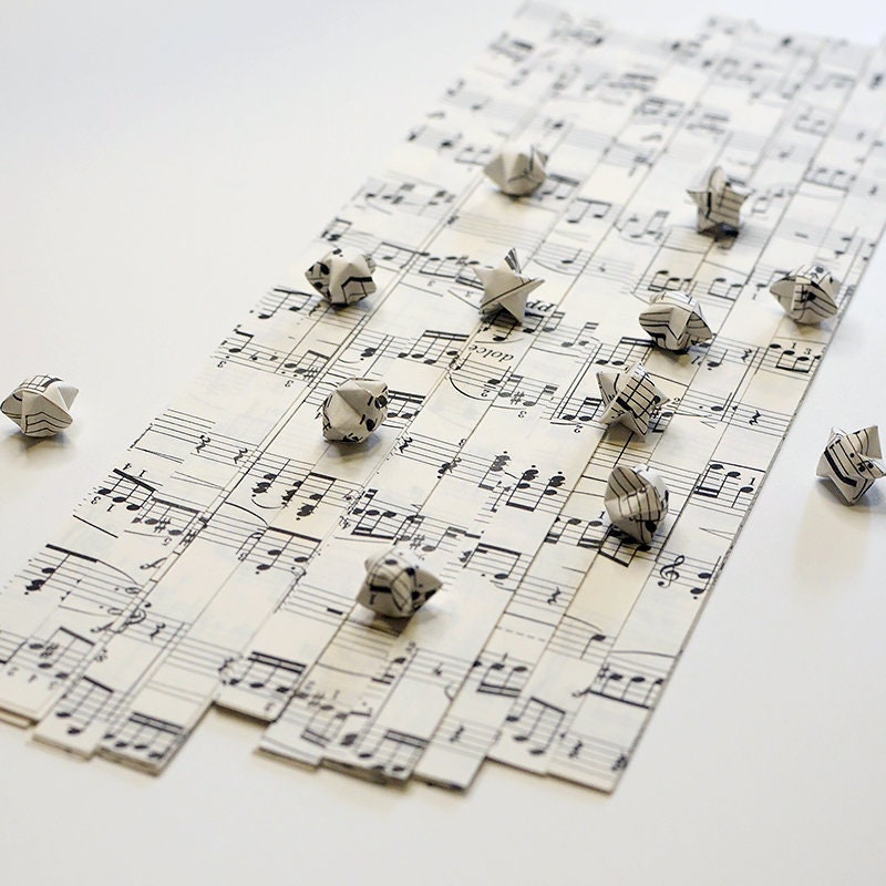 Papel De Origami Musical Origami Music Notes Etsy
