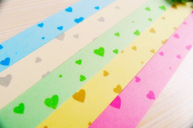 Little Sweet Hearts Origami Lucky Star Paper Strips Star - Etsy