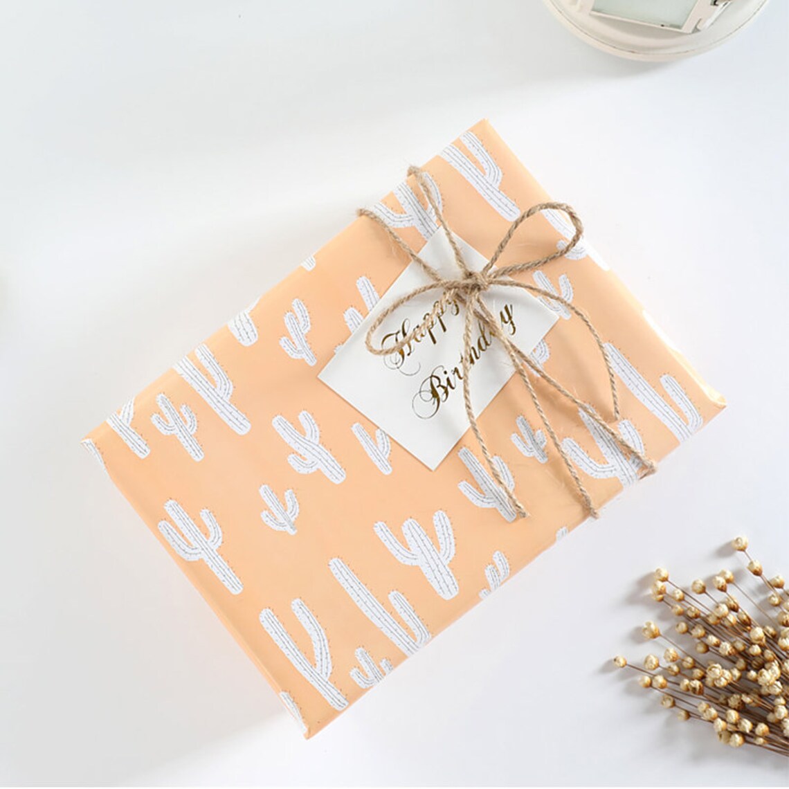 Cactus Wrapping Paperbirthday Gift Wrapcacti Wrapping - Etsy