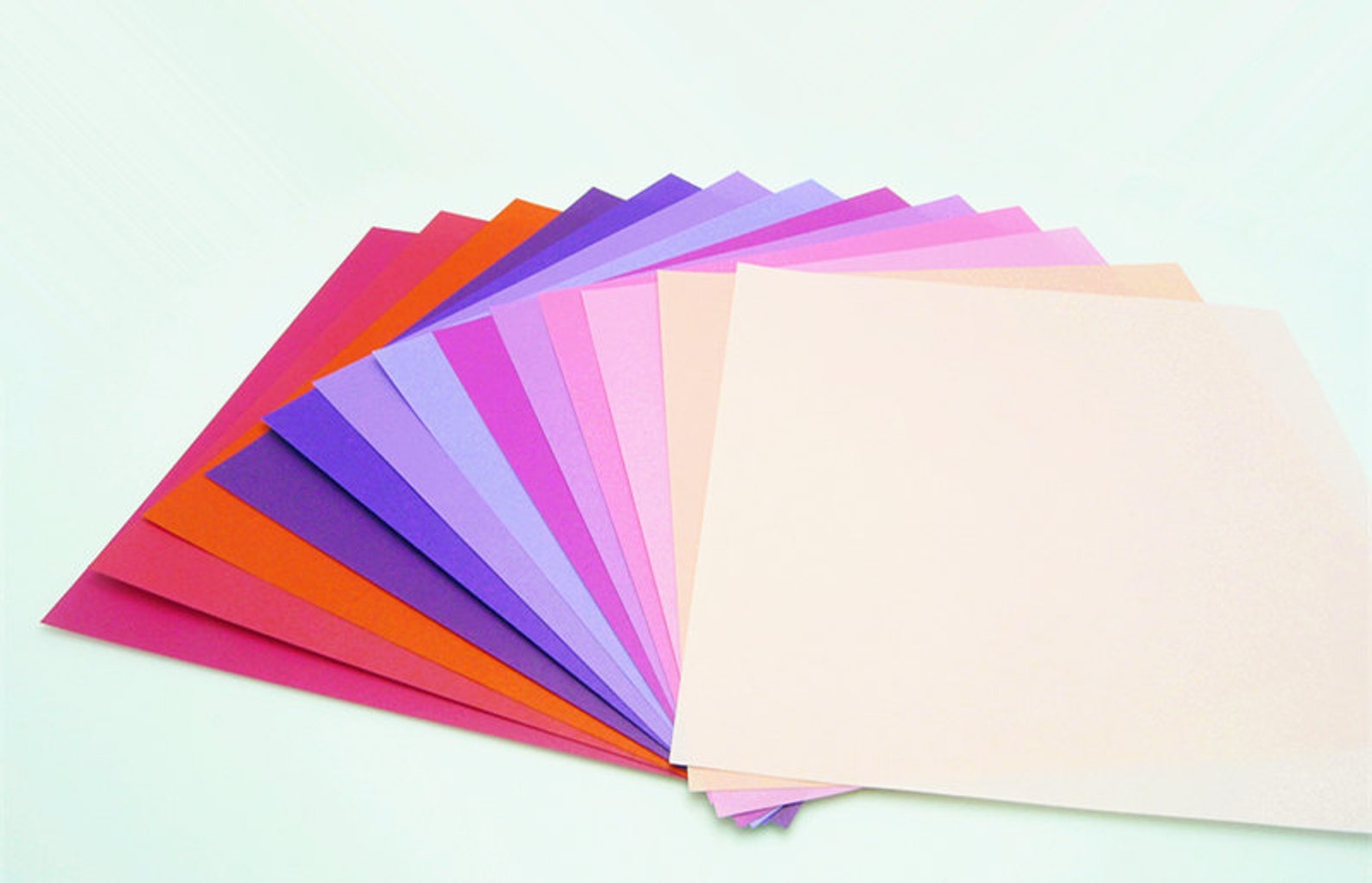50 Colors Rainbow Origami Square Paper Pack for Origami Paper Project ...