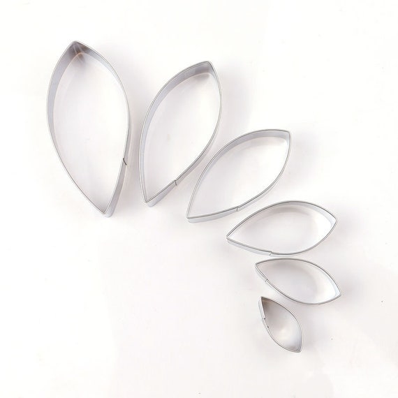 6 Size of Dahlia Petal Cutter Set Flower Cutters Cake - Etsy
