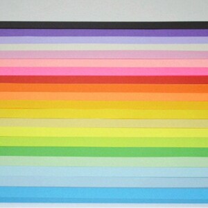 20 Colors Origami Lucky Star Paper Strips Rainbow Multicolor DIY - Pack ...