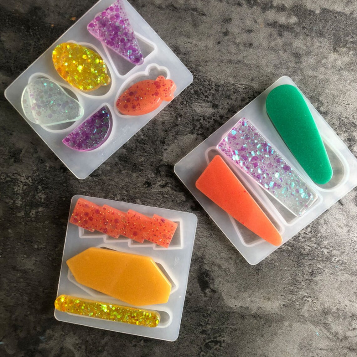 Hair Pin Silicone Resin Mold Hair Clip Mold Epoxy Resin - Etsy