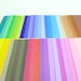 50 Colors Rainbow Origami Square Paper Pack for Origami Paper Project ...