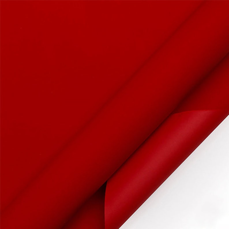 Red Velvet Texture Wrapping Paper Birthday Gift Wrap Solid Coloured ...