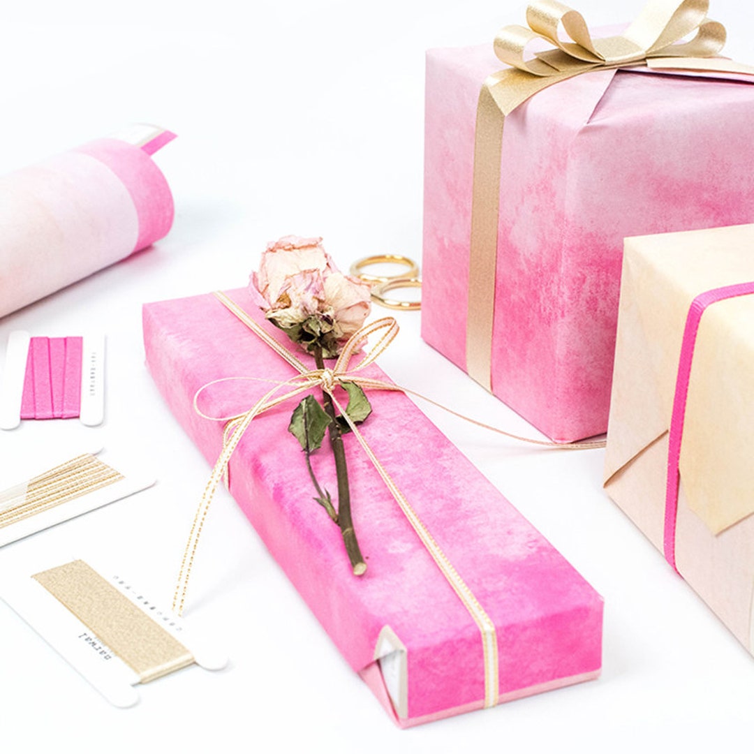 Sunset Glow Wrapping Paper,birthday Gift Wrap,watercolor Painting Wrap ...