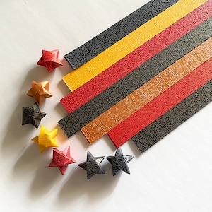 Traditional Chinese Embossed Origami Lucky Star Paper Strips - Pack of ...