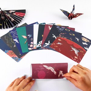 72 Sheets Traditional Chinese Style Origami Square Paper Pack for ...