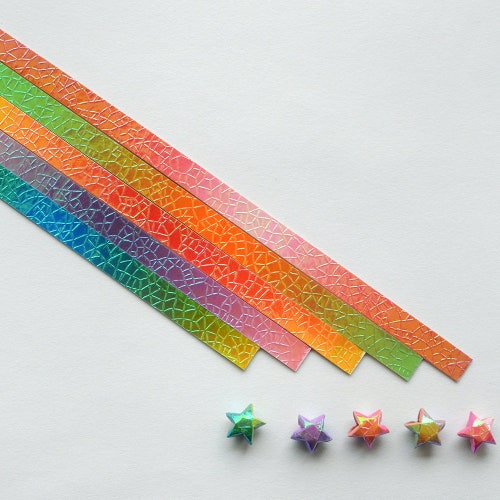 Custom Colors Origami Star Paper Kit Rainbow Paper Strips - Etsy
