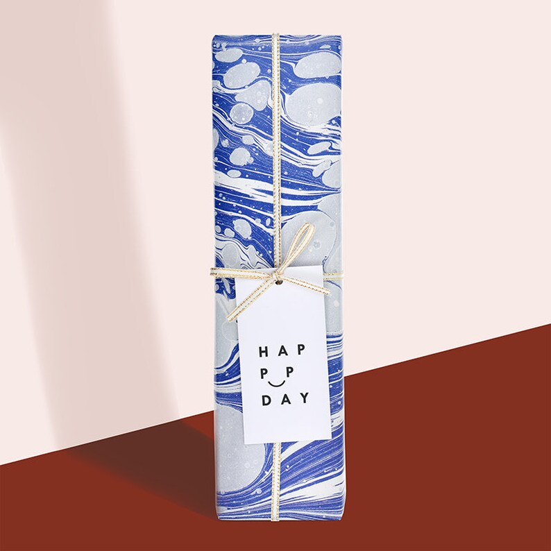 River Wrapping Paperbirthday Gift Wrapwaterpainting Gift - Etsy