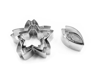 3 Size of Pansy Petal Cutter Set Flower Cutters Cake Decorating ...