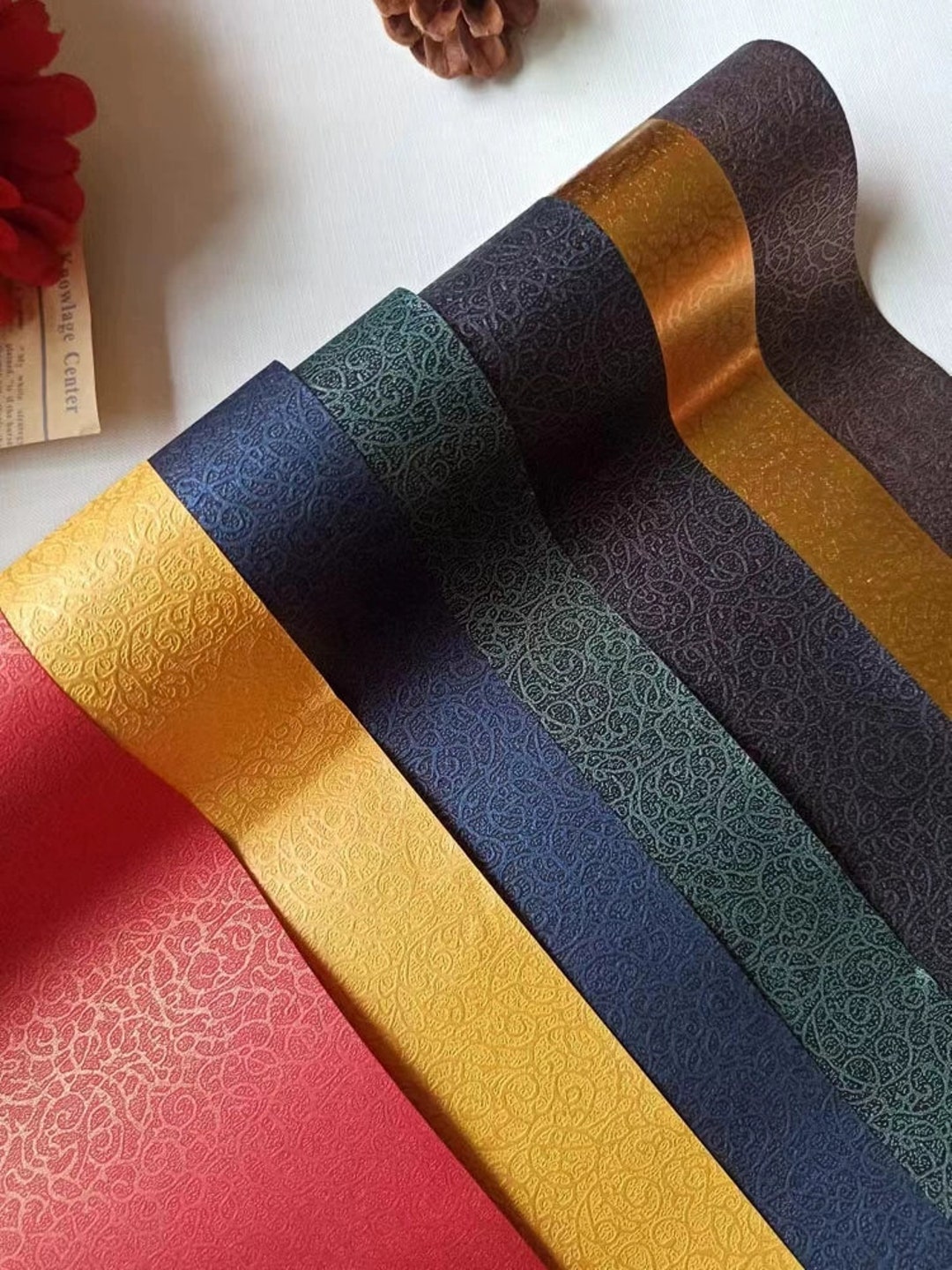 Vines Texture Wrapping Paper Embossed Gift Wrap Birthday Wrapping ...