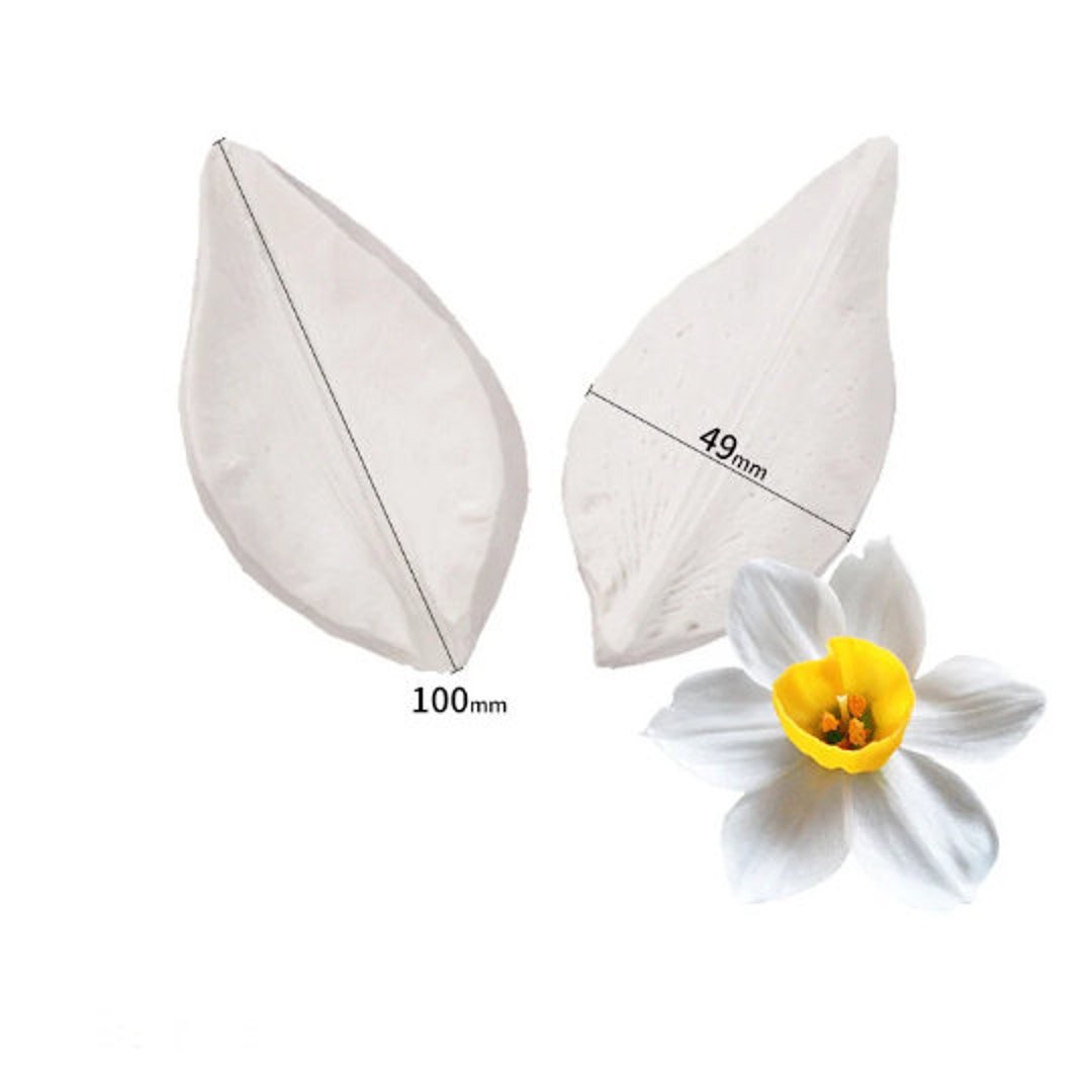 Daffodils Petal Veiner Leaf Veiner Polymer Clay Molds Flower Petal ...