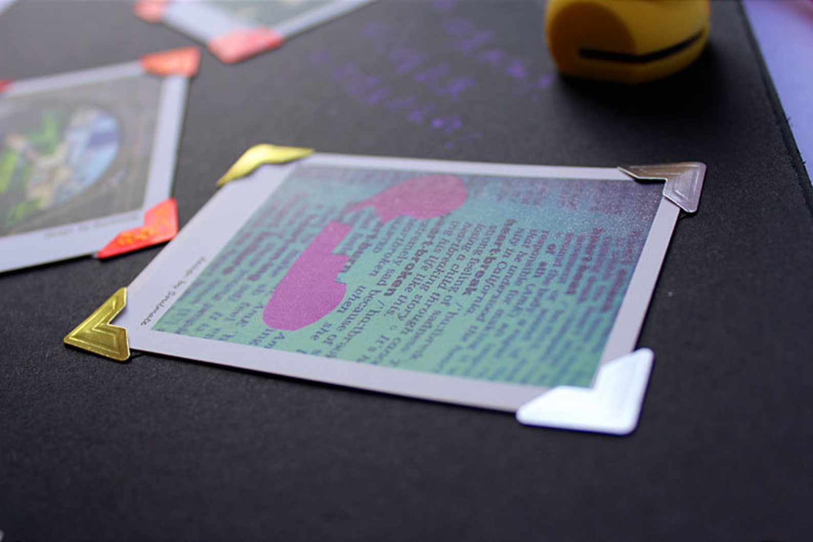 Gold Photo Corners Stickers 3 Sheets 72pcs Scrapbooking | Etsy