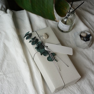 Olive Light Grey White Wrapping Paper Embossed Gift Wrap Solid Coloured ...