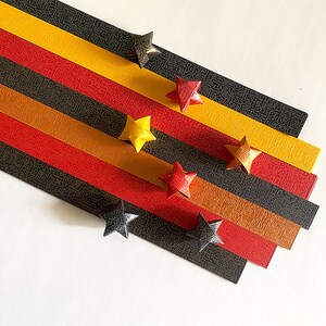 Traditional Chinese Embossed Origami Lucky Star Paper Strips - Pack of ...