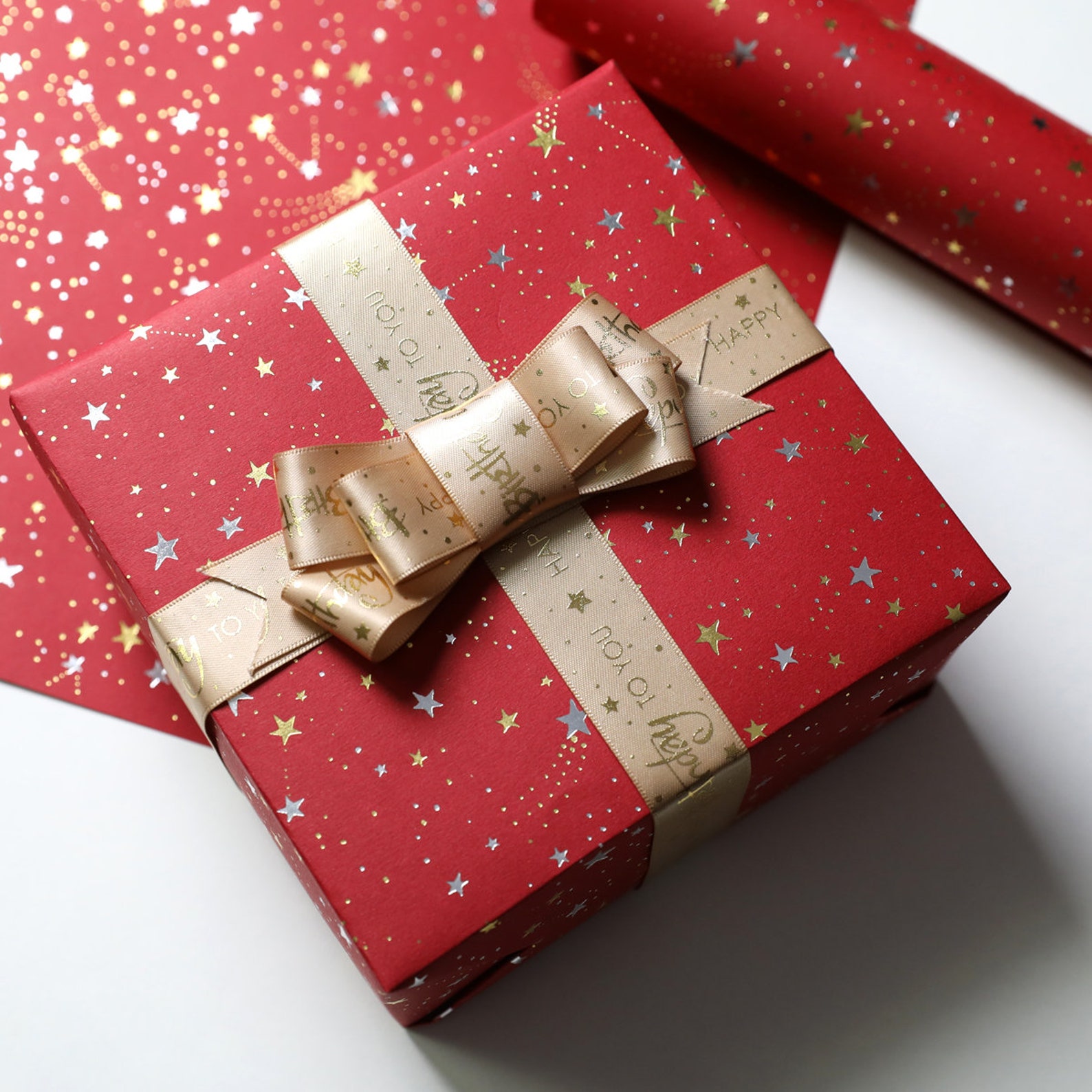 Shooting Stars Wrapping Paper Birthday Gift Wrap Meteor Galaxy Wrapping ...