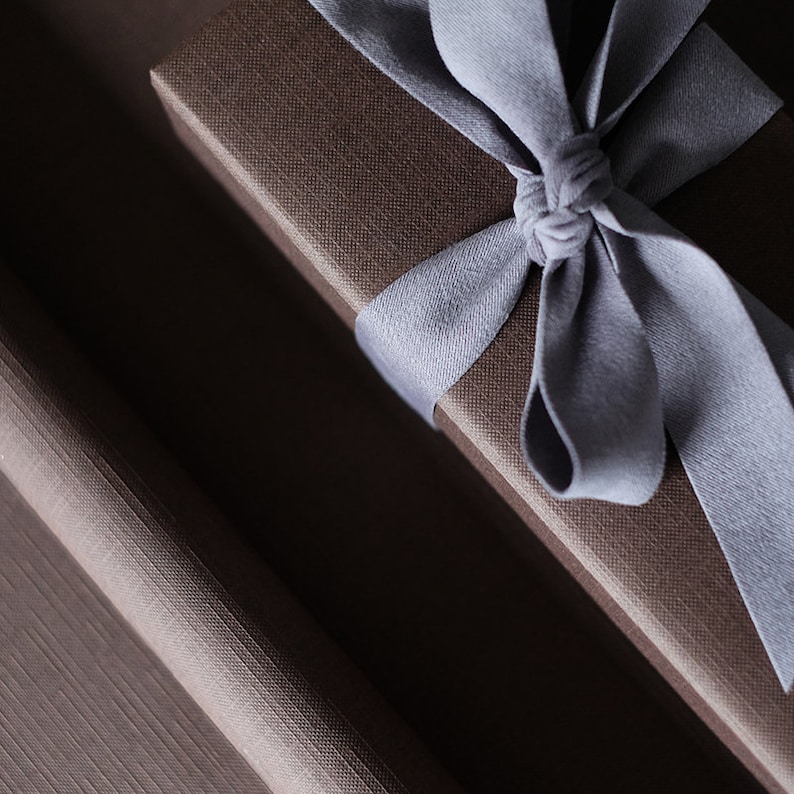 Brown Embossed Wrapping Paper Birthday Gift Wrap Solid Coloured ...