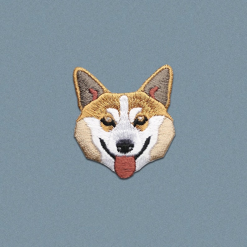 Cute Dog Embroidered Patches Puppy Iron on Patch Applique - Etsy