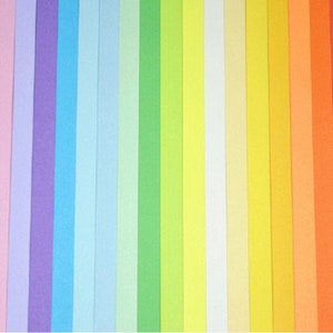 20 Colors Origami Lucky Star Paper Strips Rainbow Multicolor DIY - Pack ...
