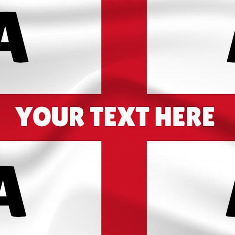 St George Flag Banner - Etsy UK