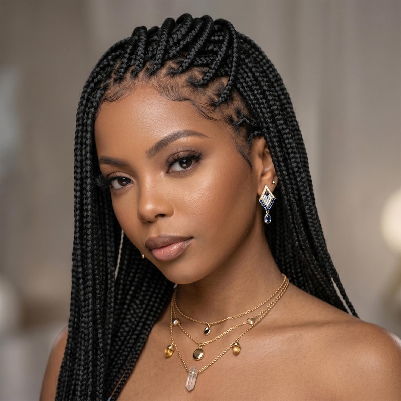 Long Braided Cosplay Wig - Etsy