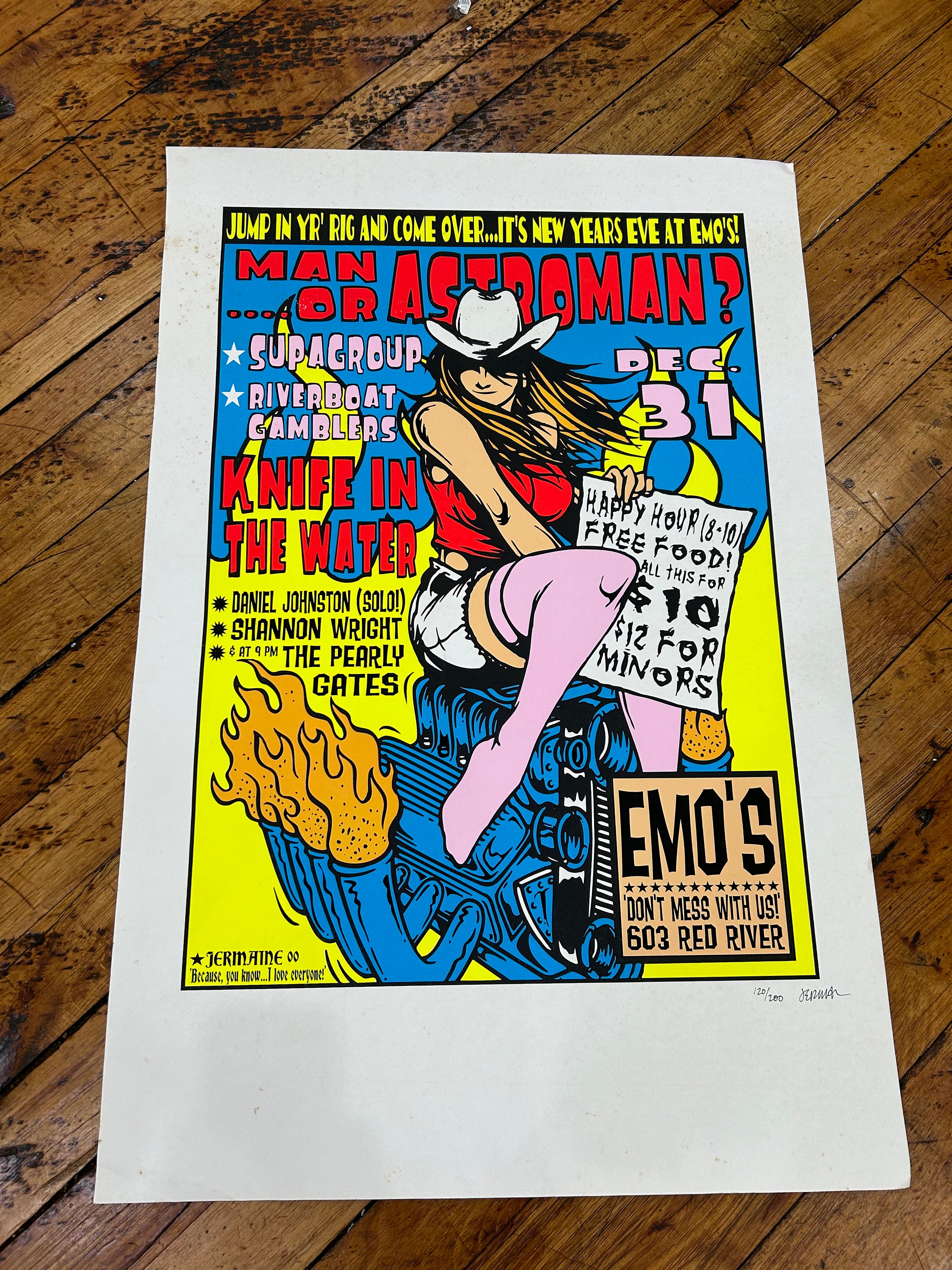 3624 Man or Astro-man Gig Poster - Etsy