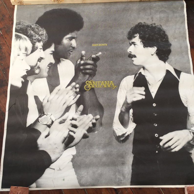 Vintage Santana Poster - Etsy