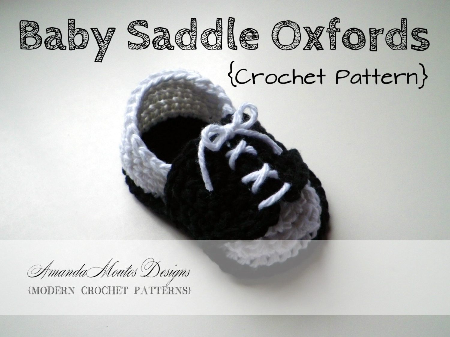 INSTANT Download - Baby Saddle Oxfords CROCHET PATTERN Baby Shoes Pdf ...