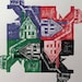 Neighborhood Tessellation Linocut - Etsy