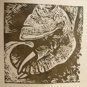 Elephant Block Print - Etsy