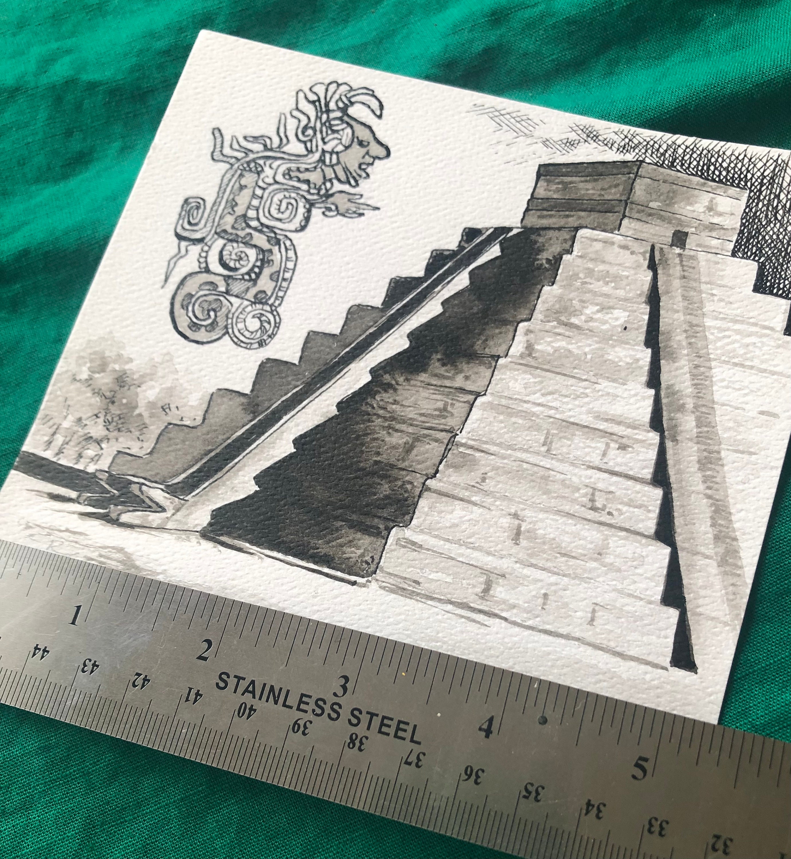 Temple of Kulkulkan Chichen Itza - Etsy