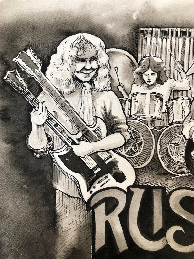Rush Original Pen and Ink Drawing - Etsy
