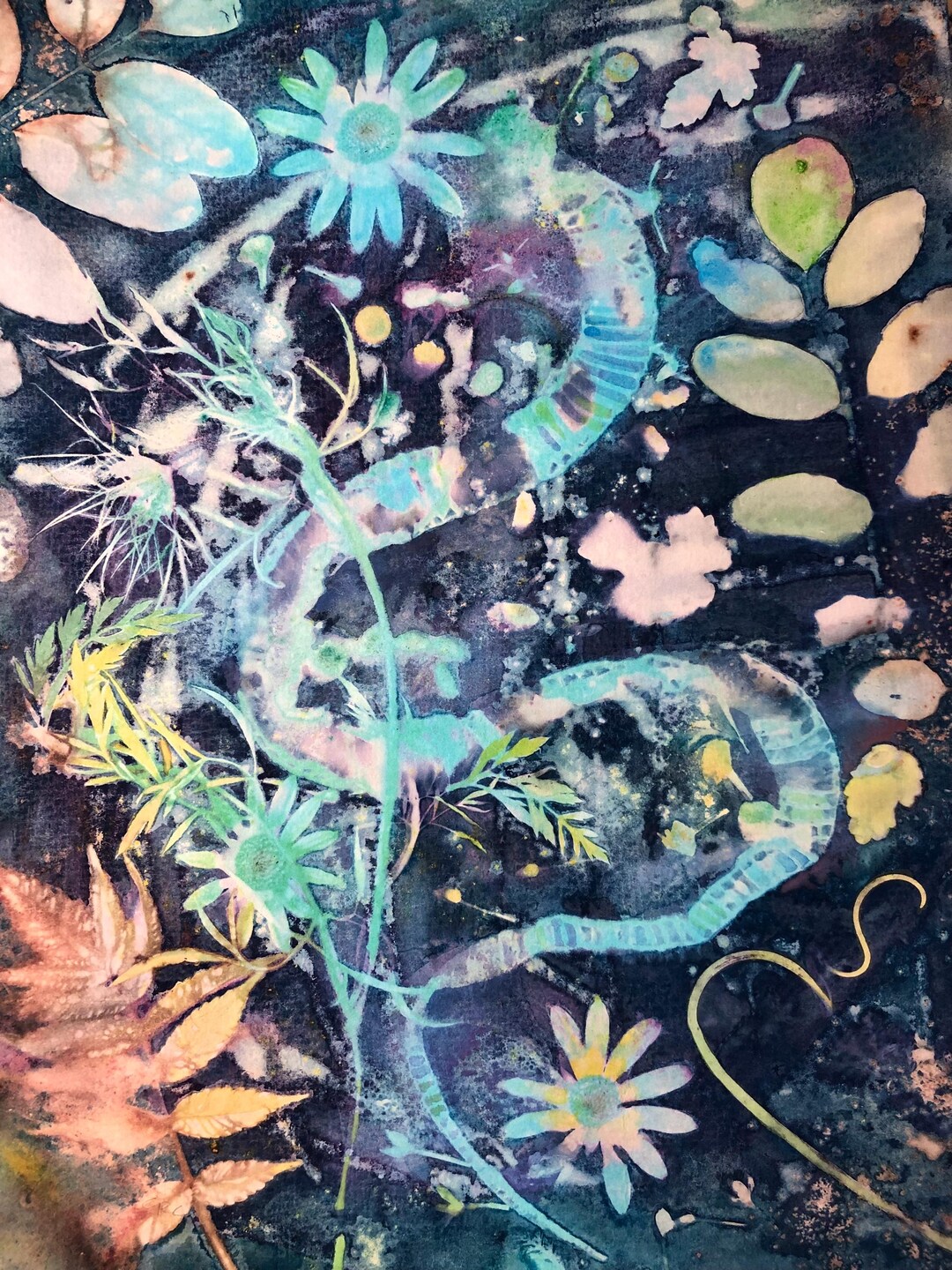 Shed My Skin Original Cyanotype - Etsy