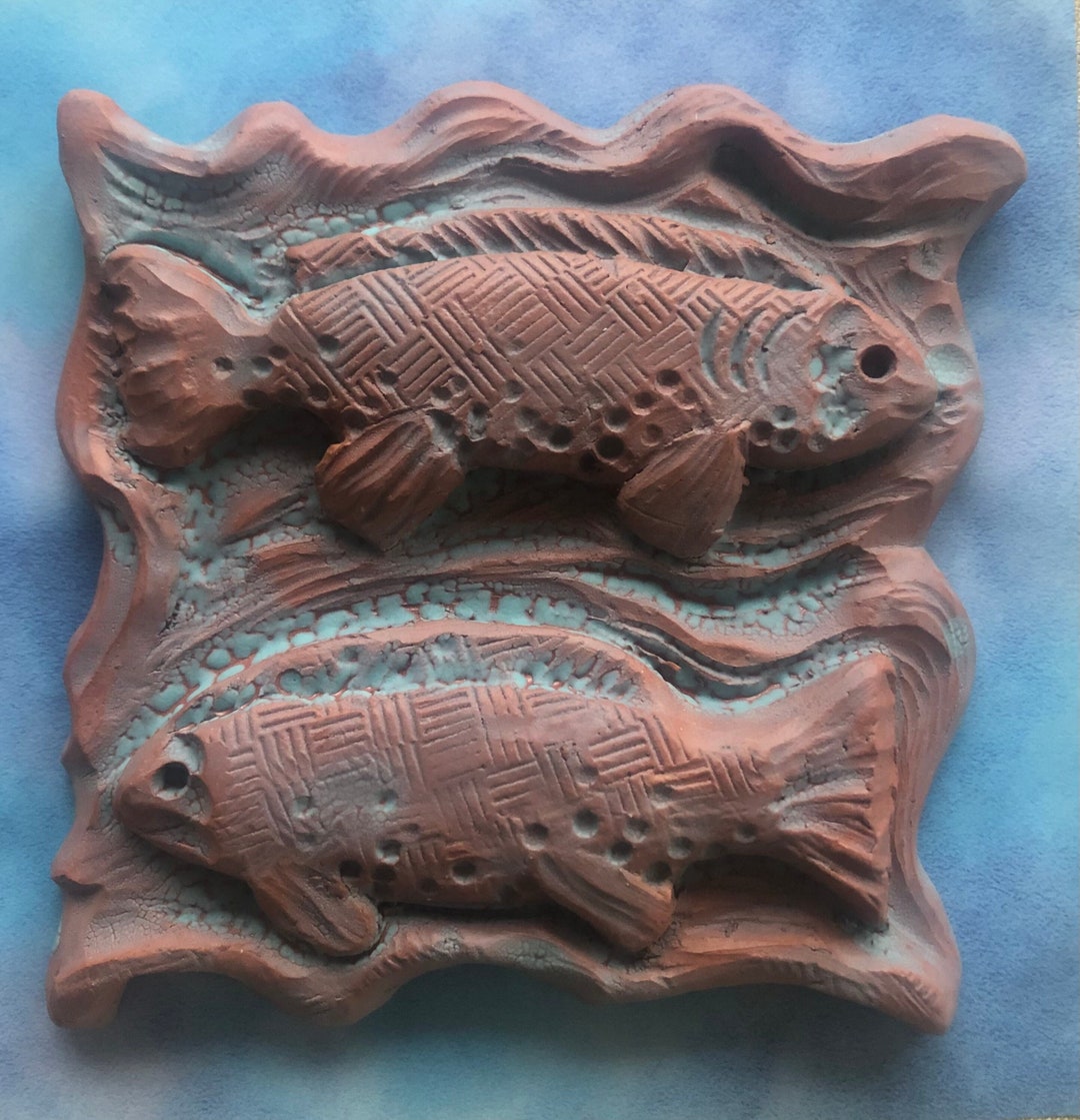 Ceramic Fish Tile - Etsy