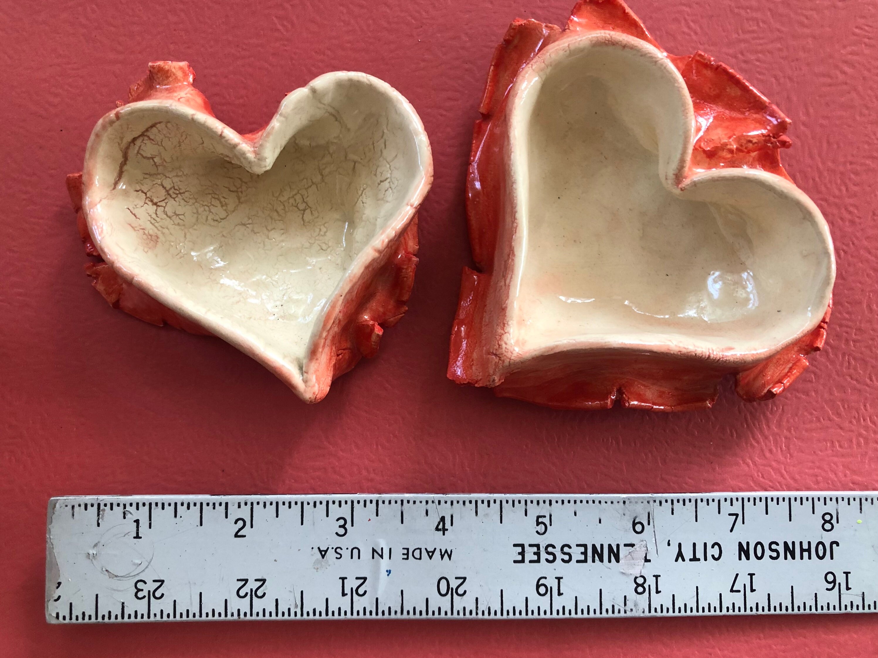 Heart-shaped Ceramic Pinch Pots - Etsy