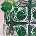 Dragonfly Tessellation Linocut - Etsy