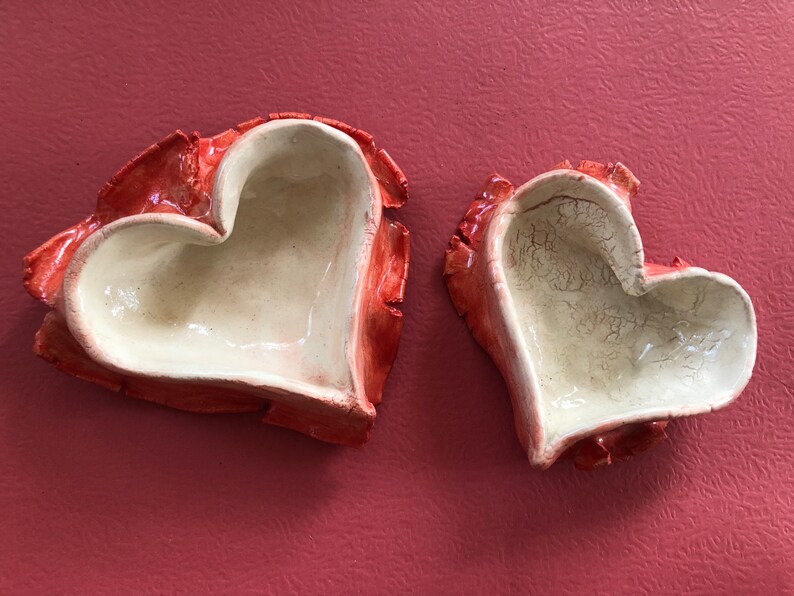Heart-shaped Ceramic Pinch Pots - Etsy