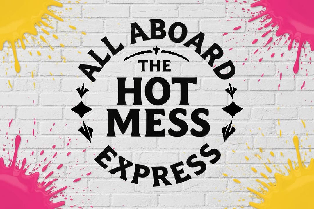 Hot Mess Express Vinyl Decal, Waterproof Uv-resistant Sticker (15x15 Cm ...