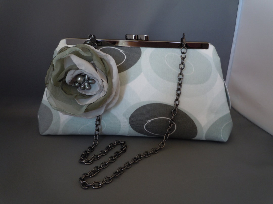 Grey Mother of the Bride Clutch, Grey Bridesmaids Clutch, Grey Wedding ...
