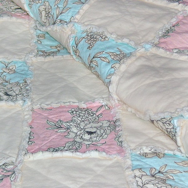 Queen Size Rag Quilt - Etsy