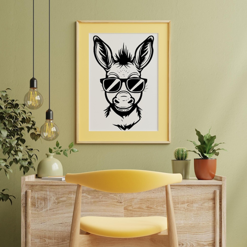 Donkey SVG Bundle, 300+ Cute Donkey SVG PNG, Funny Donkey Clipart, Farm ...